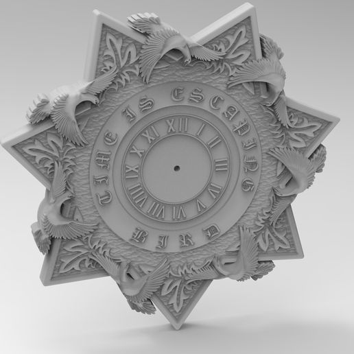 ⭐ star clock・ STL File for ・Cults