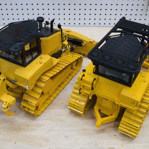 📻 RADIO CONTROL MEDIUM BULLDOZER・ 3D File for 3D printing・Cults