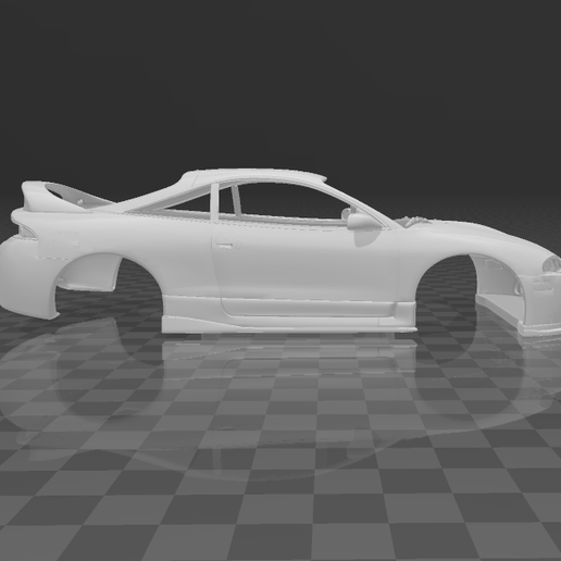 🐚 Mitsubishi Eclipse GSX 1999 Shell Body - Divided Parts for Easy ...