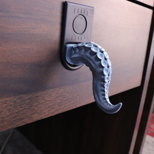 🐙 Tentacle Desk Drawer Knob・3D Print・Cults