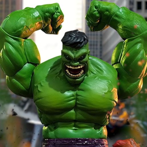 🦸 Hulk Pack for Marvel Legends・ STL File for 3D printing・Cults