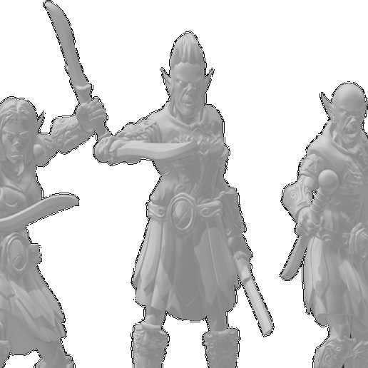 🎲 Githianki warband・Free 3D File for 3D printing・Cults