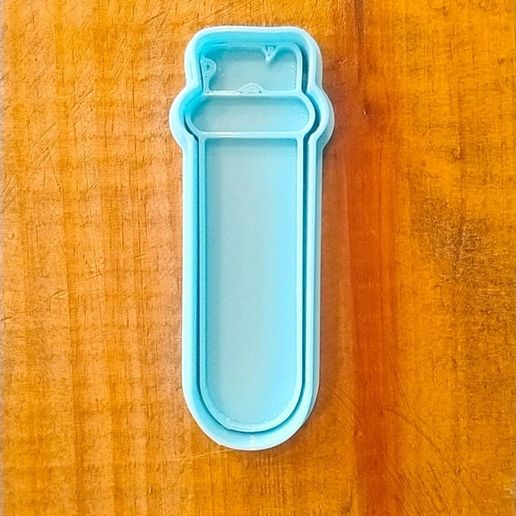 arquivo STL Test Tube Cookie Cutter 🍪 ・modelo para impressão 3D para ...