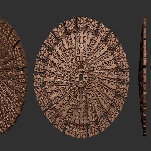 🛡️ predator prey feral shield・ STL File for ・Cults