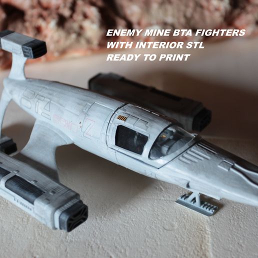 🎬 Enemy mine movie hunter BTA fighters・ STL File for 3D printing・Cults