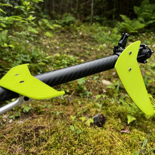 🌩️ PV0038 TAIL FIN Thunder tiger Raptor 30/50・ STL File for 3D printing ...