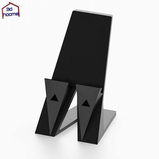 📞 Minimalist Phone Stand with Sound Amplification・ STL File for 3D ...