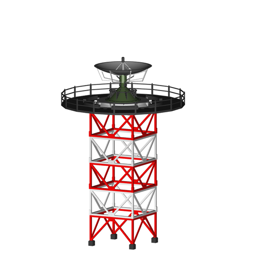 STL file Radar dome tower (STL+CAD) 🏗️ (STEP)・Model to download and 3D ...