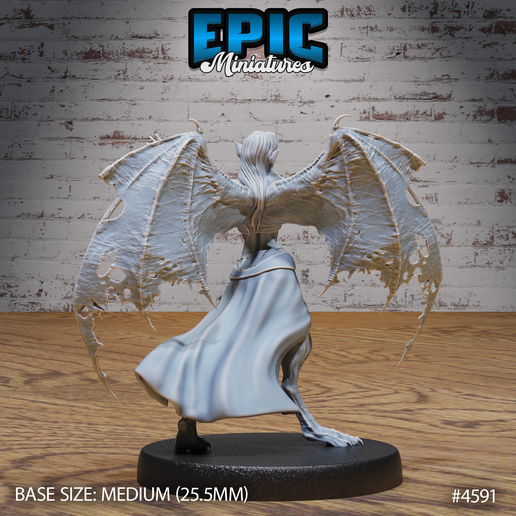 🧛 Vampire Lady ‧ DnD Miniature ‧ Tabletop Miniatures ‧ Gaming Monster ...