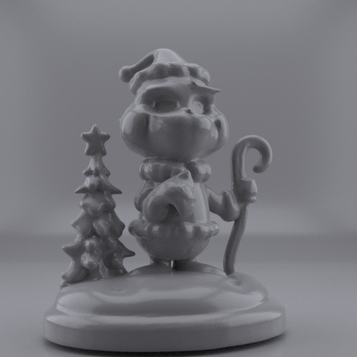 Free STL file grinch christmas 🎄 ・Design to download and 3D print・Cults