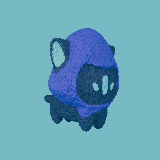 🐱 Knit Omen Cat・ 3D File for 3D printing・Cults