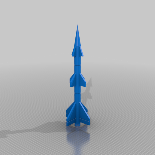 Free STL file Nuclear ICBM Model 🚀 ・3D printing design to download・Cults