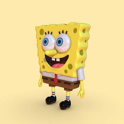 STL file SpongeBob SquarePants 3D Printable Model ♟ ・3D printer model ...