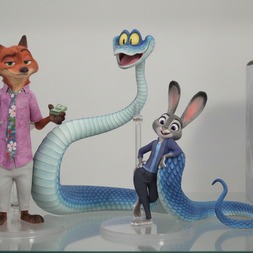 🦸 Zootopia 2 Gary・Archivo STL para Impresión 3D・Cults
