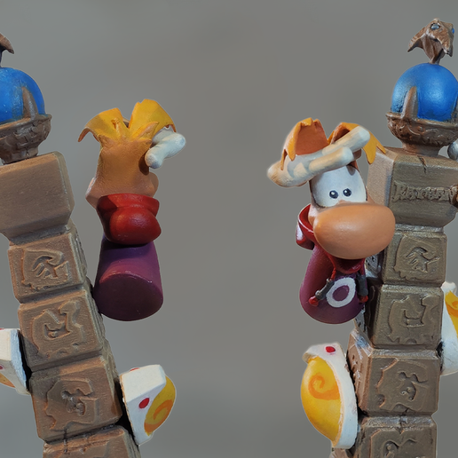 🎲 Rayman 3 Leptys Statue・Free STL File for ・Cults