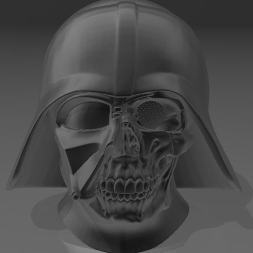 Archivo STL Suporte Alexa Echo Dot 4a e 5a Geração Darth Vader Skull ...