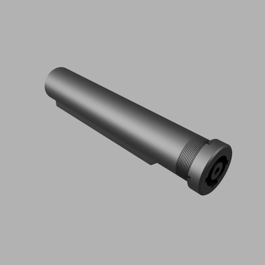 🔫 Buffer Tube for AEG Replicas (M4 / AR15 / MK18)・Free STL File for 3D ...