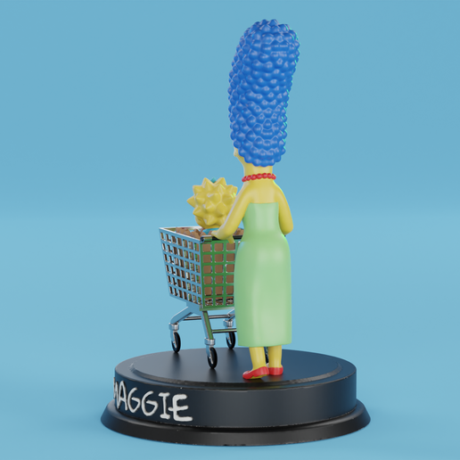 🛒 Marge and Maggie Simpson・ 3D File for 3D printing・Cults