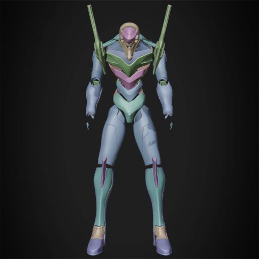 🤖 Evangelion EVA-02 Full Armor for Cosplay・ 3D File for 3D printing・Cults