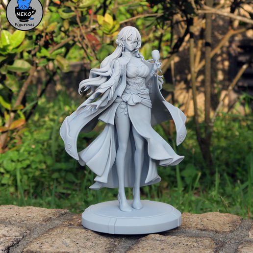 3D file Himeko - Honkai Star Rail Game Figure For 3D Printing ⭐ ・3D ...