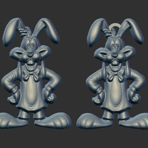 STL file goofy bunny hat easter decor 🎩 (OBJ)・3D printable model to ...