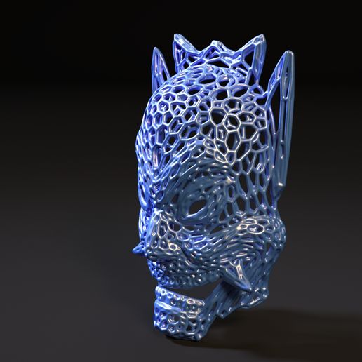 🎃 Blue Spirit Mask・ 3D File for 3D printing・Cults