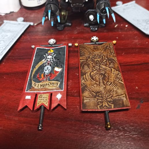 ⚔ Crusader Banner Collection・Free 3D File for 3D printing・Cults