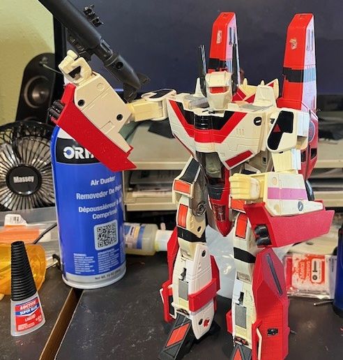 3D printed Robotech /Macross 1/55 old style armor Jetfire G1・made with ...