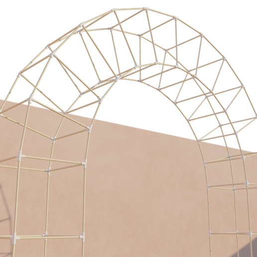 🪴 DIY ARCH ESTRUTURE SUPPORT FOR CREEPERS PLANTS・Free STL File for ・Cults