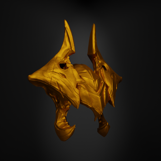 🪖 League of Legends Aatrox Face Helmet Face Mask - Aatrox Mask 3D print ...