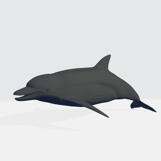 STL file Dolphin figure 🐬 ・Model to download and 3D print・Cults
