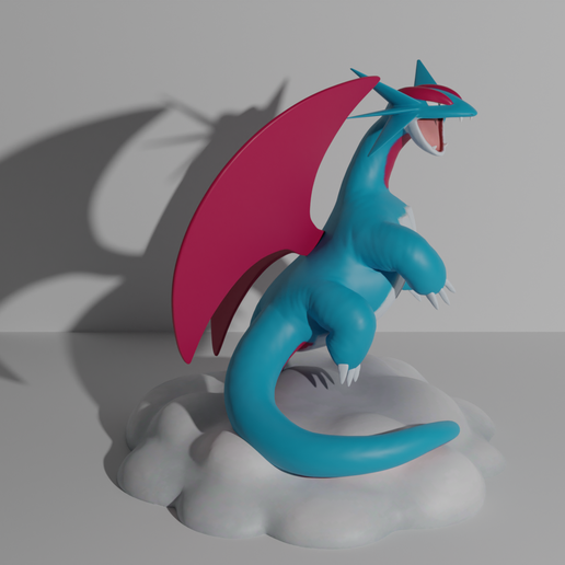 🐉 Salamence pokemon 3D print model・ STL File for ・Cults