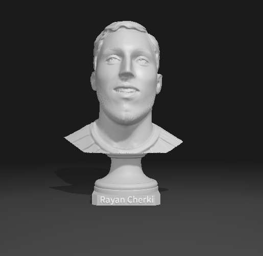 🇫🇷 Rayan Cherki - Premium Statue・ STL File for 3D printing・Cults