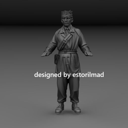 🤌 WW2 ITALIAN TANK DRIVER V7・ STL File for 3D printing・Cults
