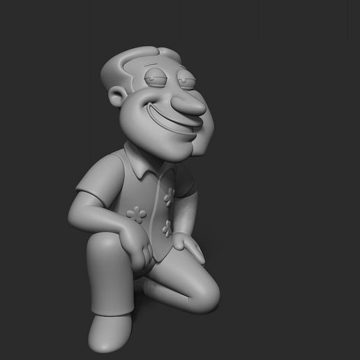 👾 Glenn Quagmire・ STL File for 3D printing・Cults