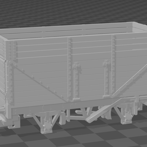 🪝 HO/OO Scale TTTE 7-Plank Wagon V7 rails/crown Hook and Loop・ STL File ...