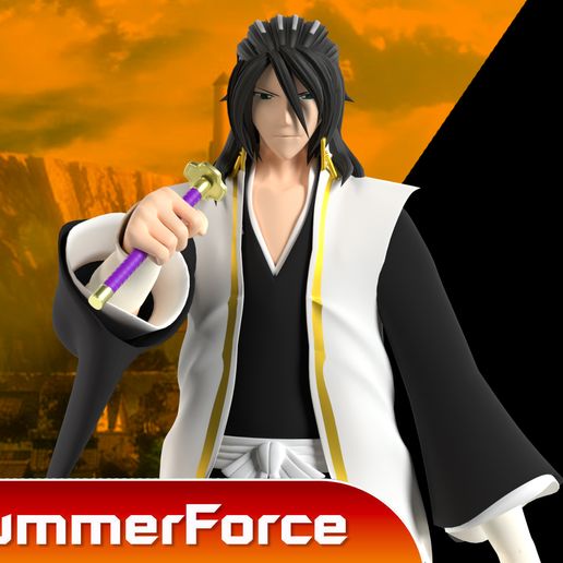 👾 Byakuya Kuchiki - Bleach・ STL File for 3D printing・Cults