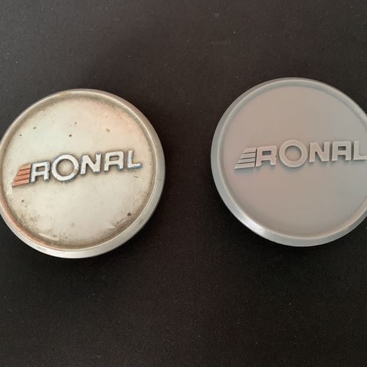STL file Ronal Wheel Hub Cap 0375, Wheel Center, Rim Cap, Hub Cover 🛞 ...