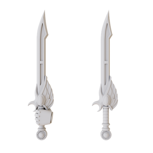 🦅 Phoenix Rapier (Emperor's Children power sword)・ STL File for ・Cults