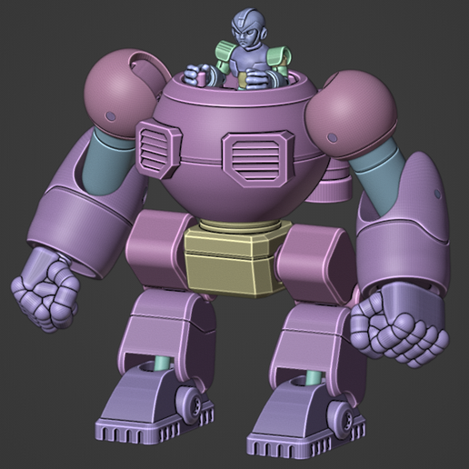 👨 Ride Armor (Mega Man X) Figura de acción・Archivo 3D Gratis para ・Cults