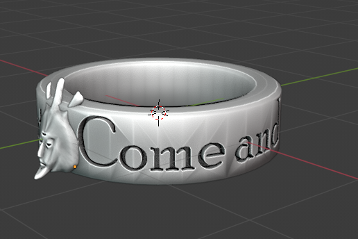 💍 Dagoth Ur Ring・Free OBJ File for 3D printing・Cults
