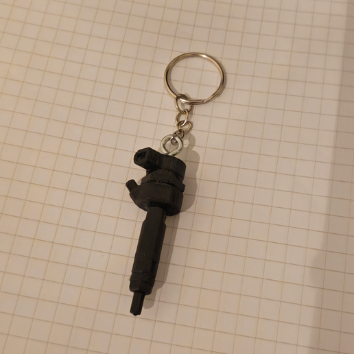 🗝️ Diesel injector keychain・Free STL File for 3D printing・Cults