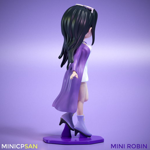 3D file Mini Nico Robin Stampede Outfit 01 - One Piece Anime Figure ...