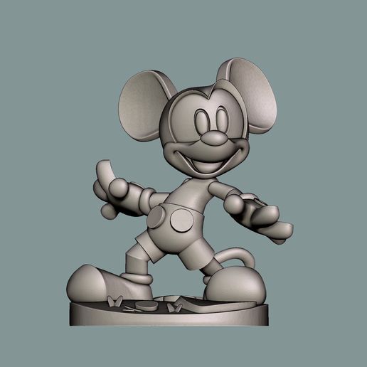 🐁 Mickey Mouse・Free STL File for 3D printing・Cults