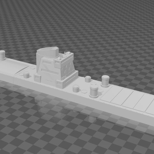 🚢 BHI Modular Surface Ships in 6mm・Free STL File for 3D printing・Cults