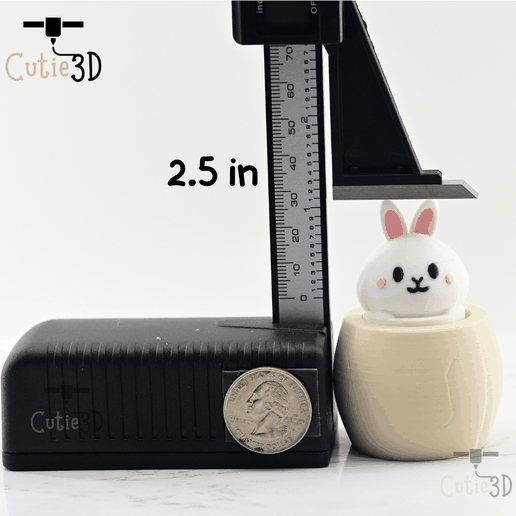 🥚 Cutie3D Twisty Clicker Easter Bunny In An Egg - Cute Bunny Easter ...