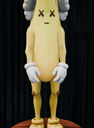 🎨 Kaws Peely (Fortnite x KAWS) 3D Printable STL with Base・ STL File for ...