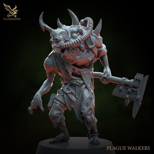 🪓 PLAGUE WALKERS・ 3D File for 3D printing・Cults