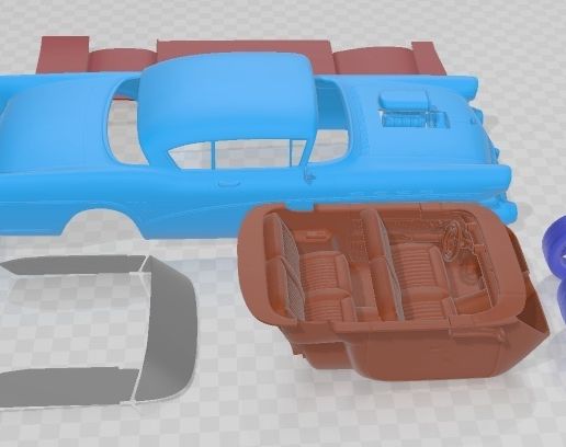3D file Buick Roadmaster 1957 Custom Printable Car 🚗 ・Model to download ...