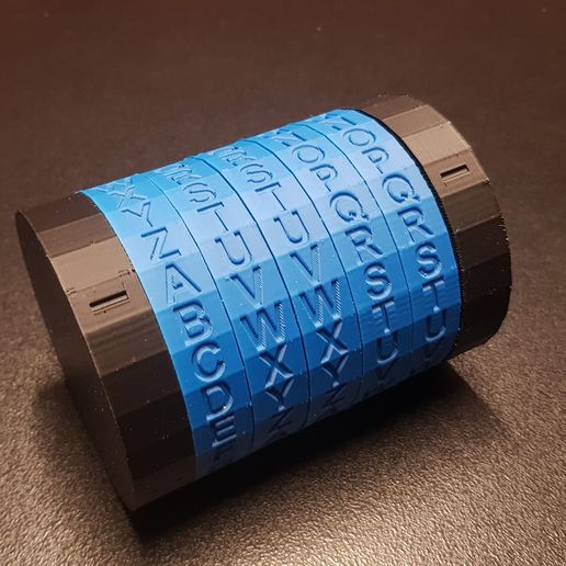 STL file Cryptex - 26x5 (customizable code) 🧑‍💻 ・3D printer model to ...